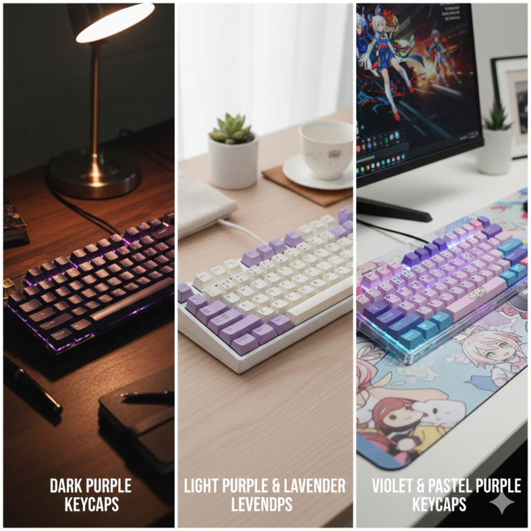 10 Best Purple Keycaps for Mechanical Keyboards - Gamesswitch